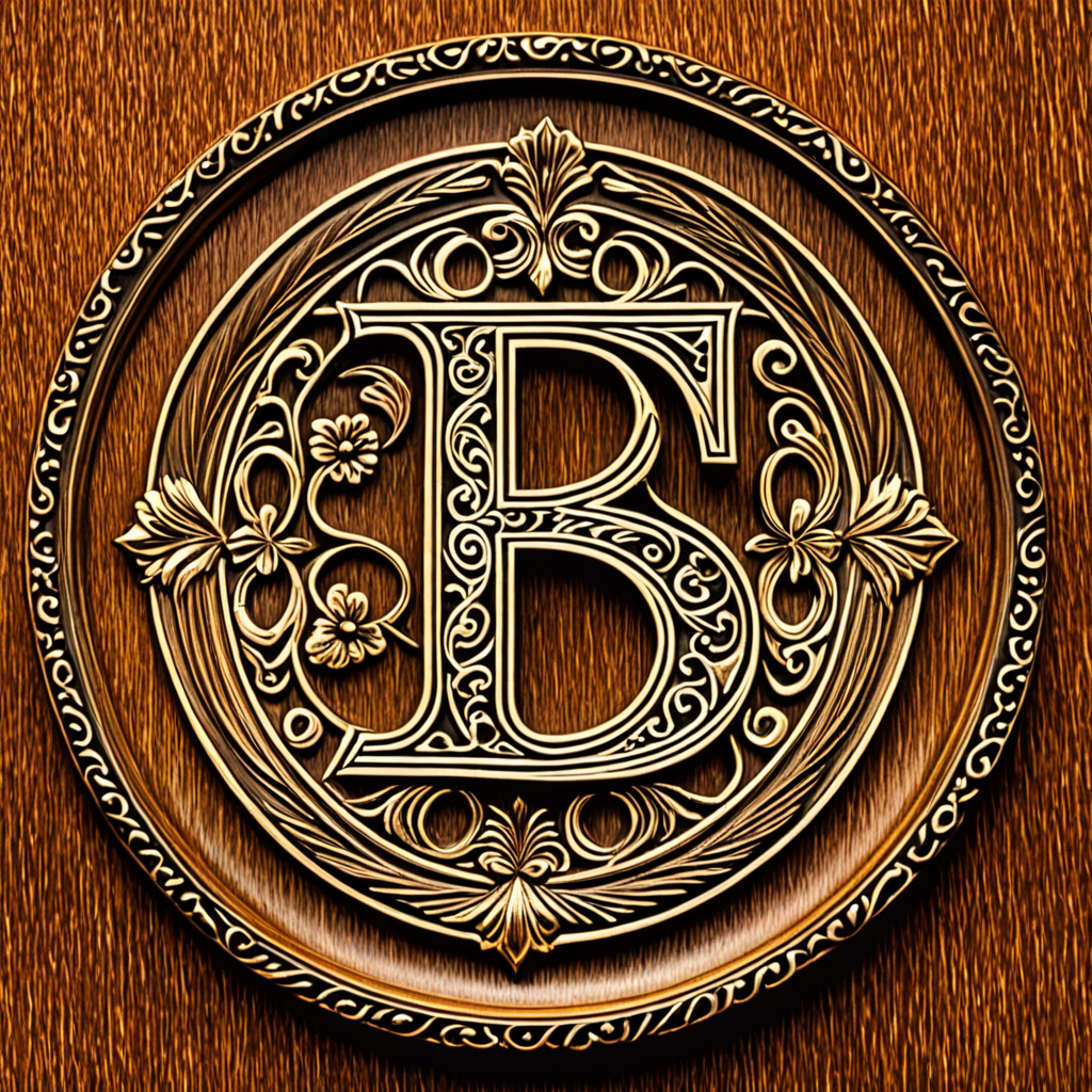 The elite letter B engraved in a cirkel