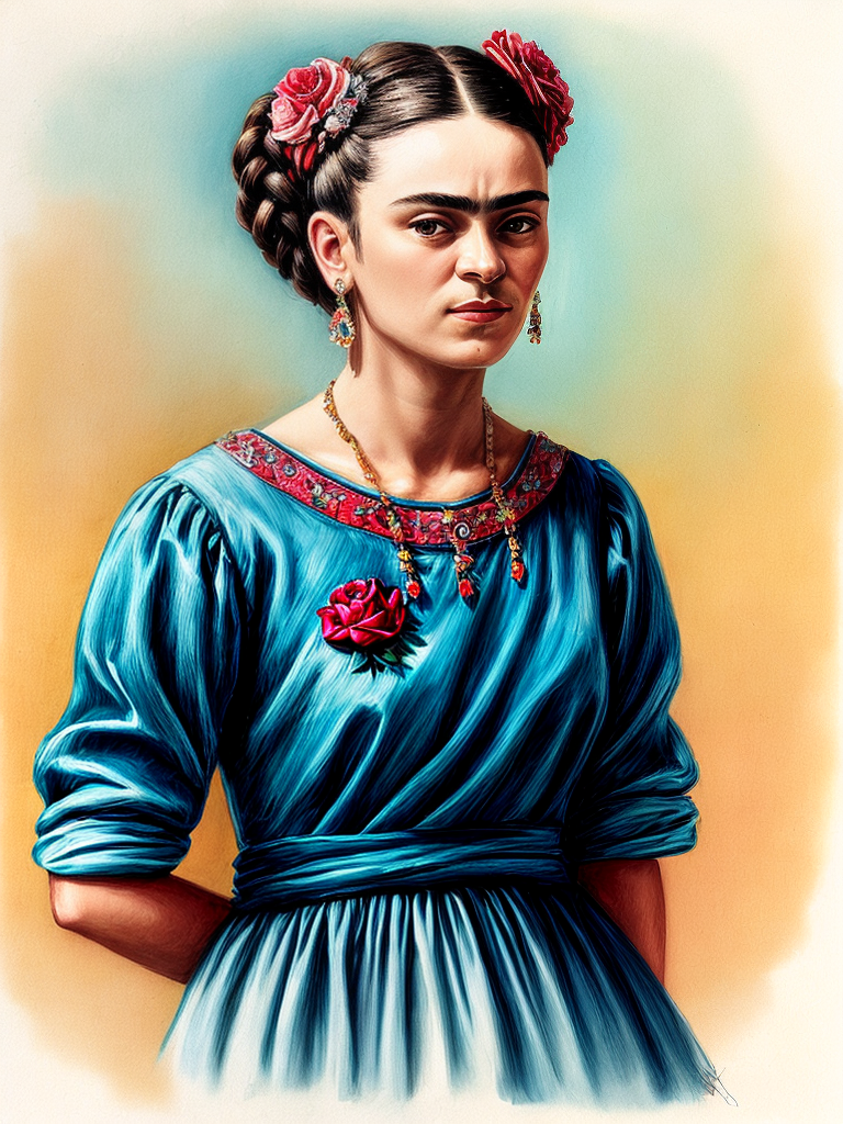 Beautiful, frida calo