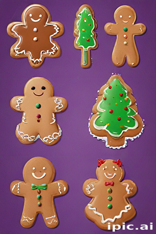 Deliciously Decorated Gingerbread Cookies Perfect for Festive Holiday ...