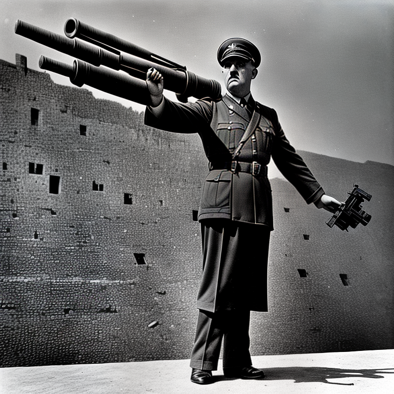 HITLER'S WONDER WEAPON,PHOTO BW