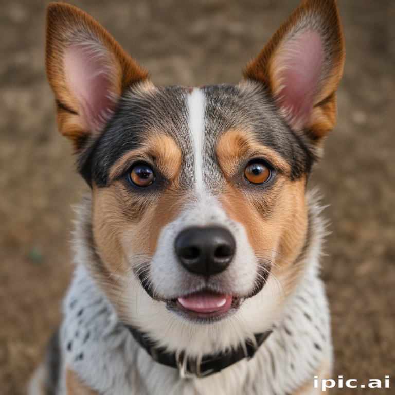 A Happy, Playful Dog with Bright Eyes and a Cheerful Smile