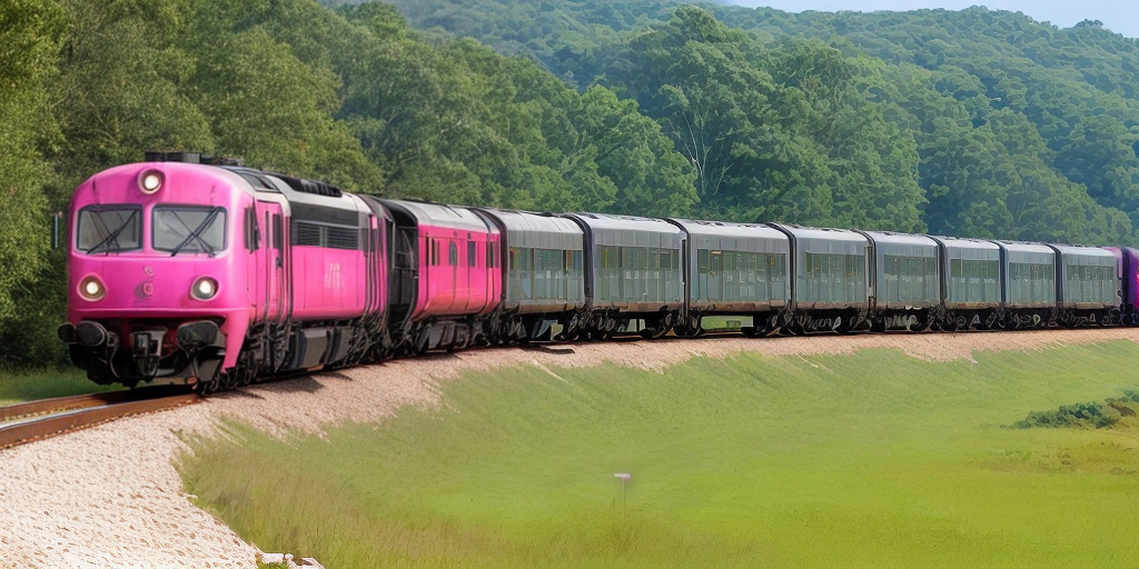 pink train