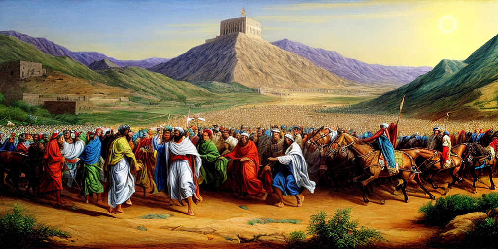 Prophet Moses and his escape from the Pharaoh's army