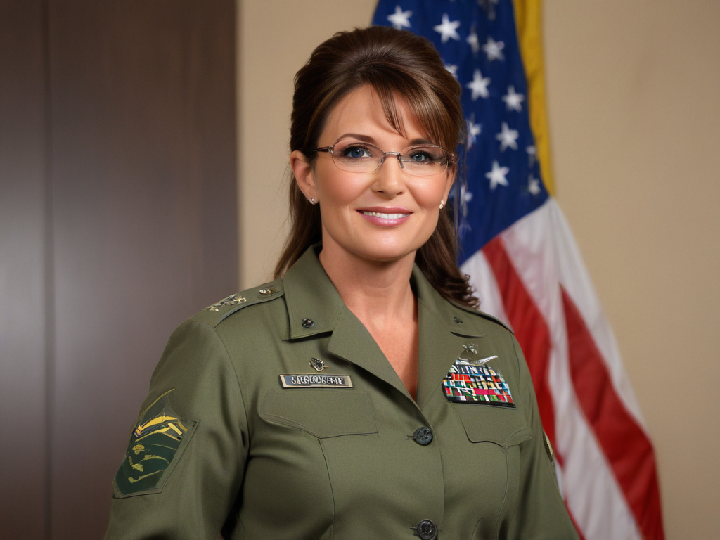 Sarah Palin military uniform