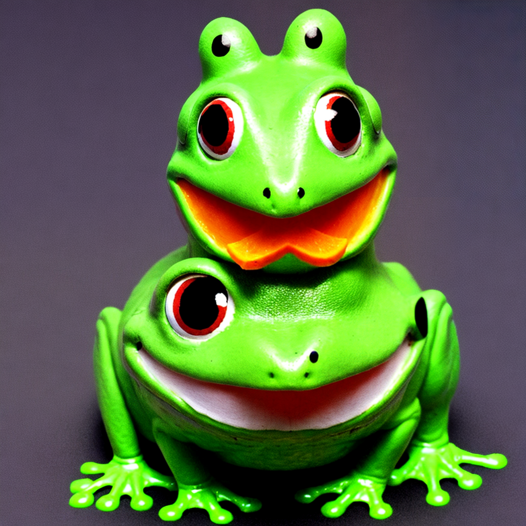 peepo frog with halloween mask