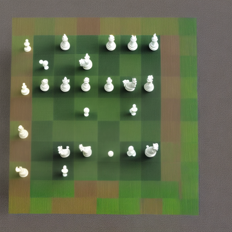 Movements of chess pieces animated on a human-sized chessboard