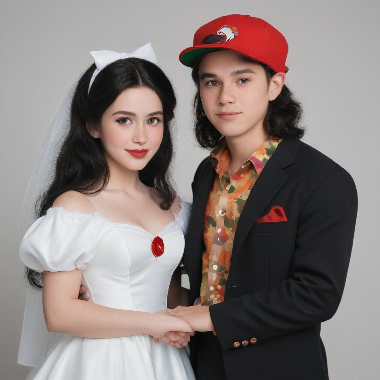 ash ketchum and snow white's daughter if they got married