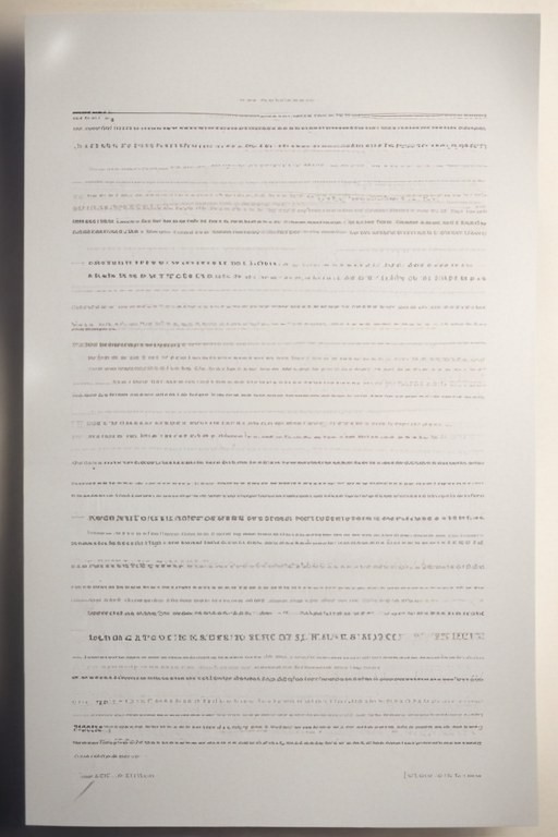An Intricate Display of Text Featuring Varied Typography and Layout Designs