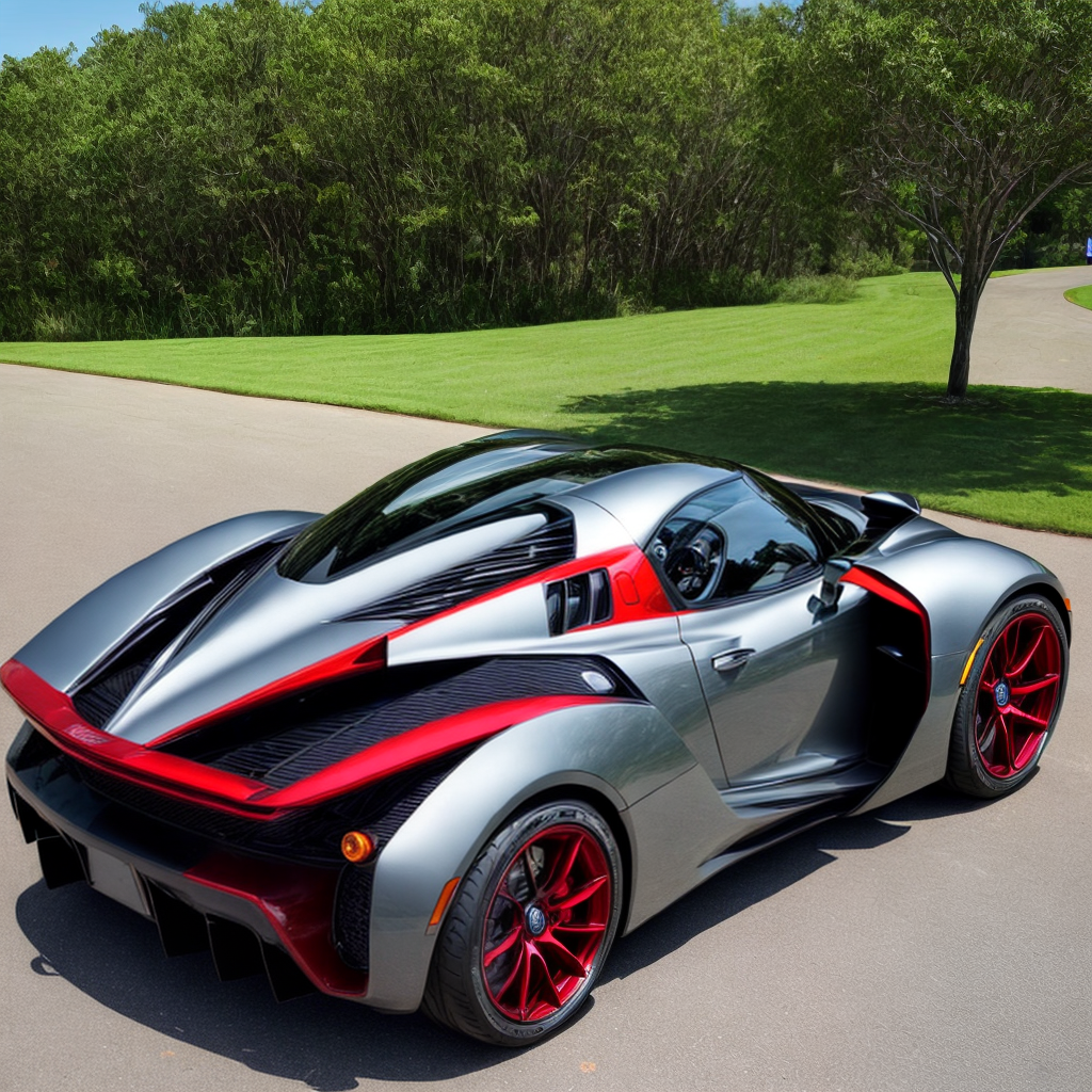 Single wheel in the rear hyper car like the Autocycle