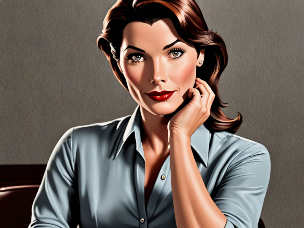 Lois Lane cartoon style
