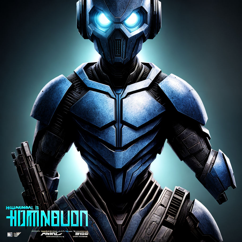 humanoid sci fi movie poster art