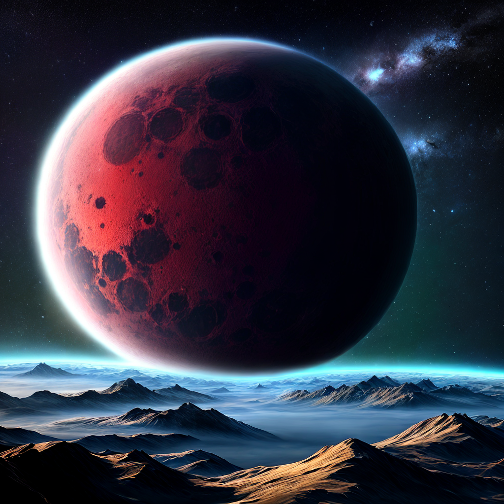 an alien planet, cinematic shot, hyper realistic, moody, foggy