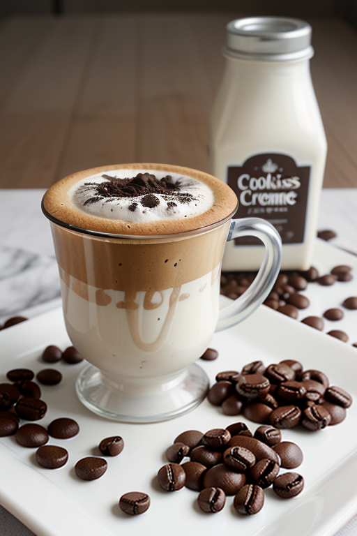 Deliciously Indulgent Cookies and Cream Coffee with Tasty Coffee Beans ...