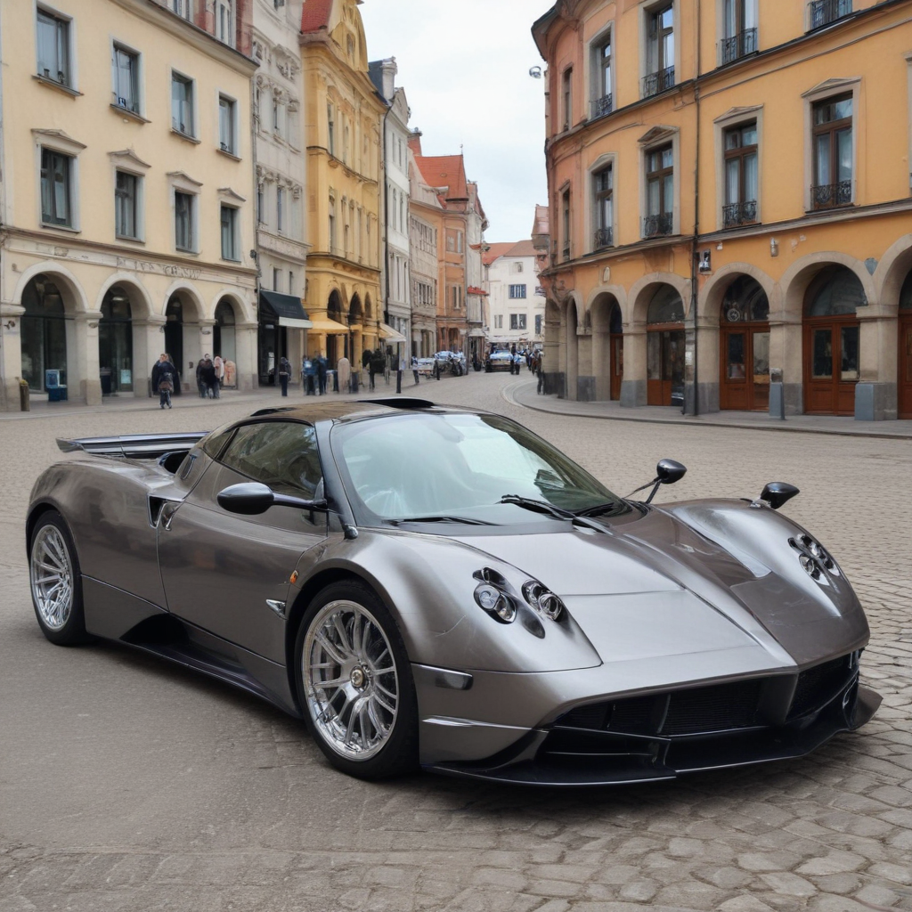 pagani car in szczecin city