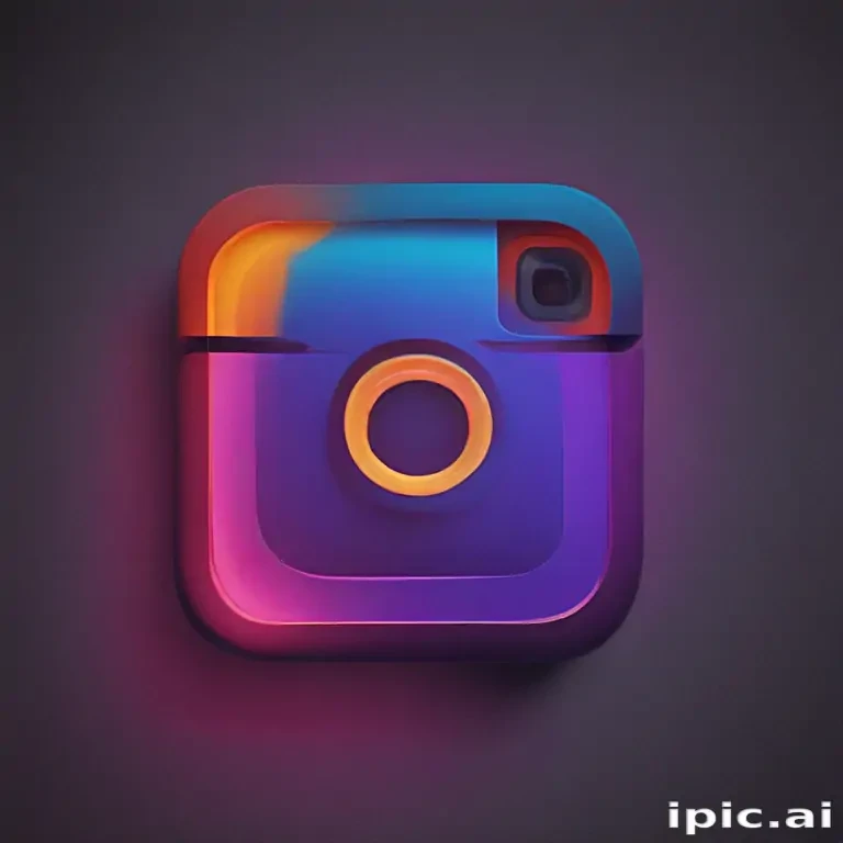 Vibrant and Colorful Instagram Logo with a Modern Artistic Twist