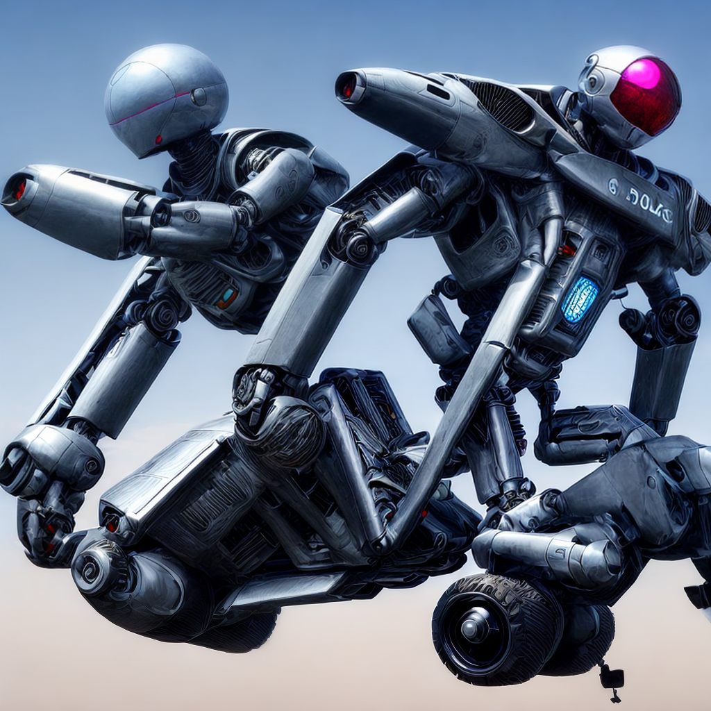 Great Gorgeous, Beautiful and Joyful Future High-end Robot Jet