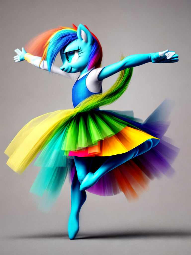 Rainbow dash ballet