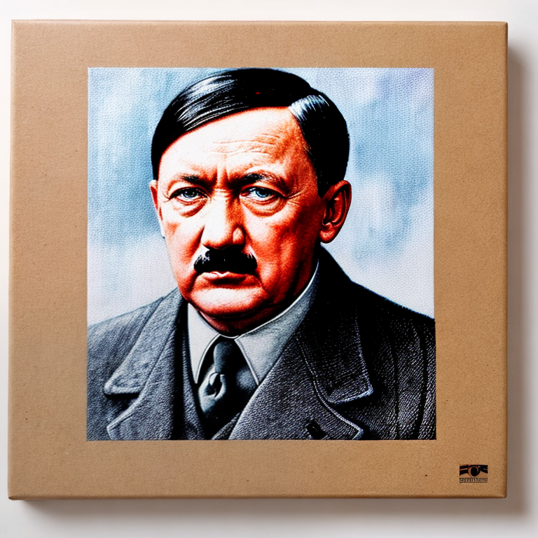 jigsaw puzzle with picture of hitler