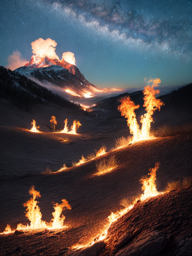 winter solstice fire darkness