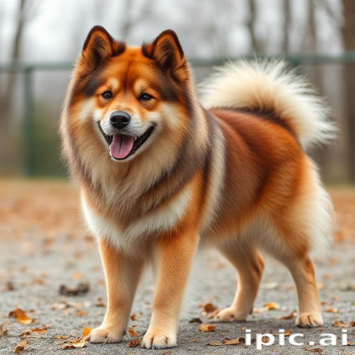 A Playful Dog Enjoying a Beautiful Day at the Park Outdoors