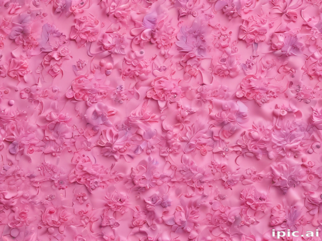 Delicate Pink Floral Texture with Intricate Patterns and Soft Details.