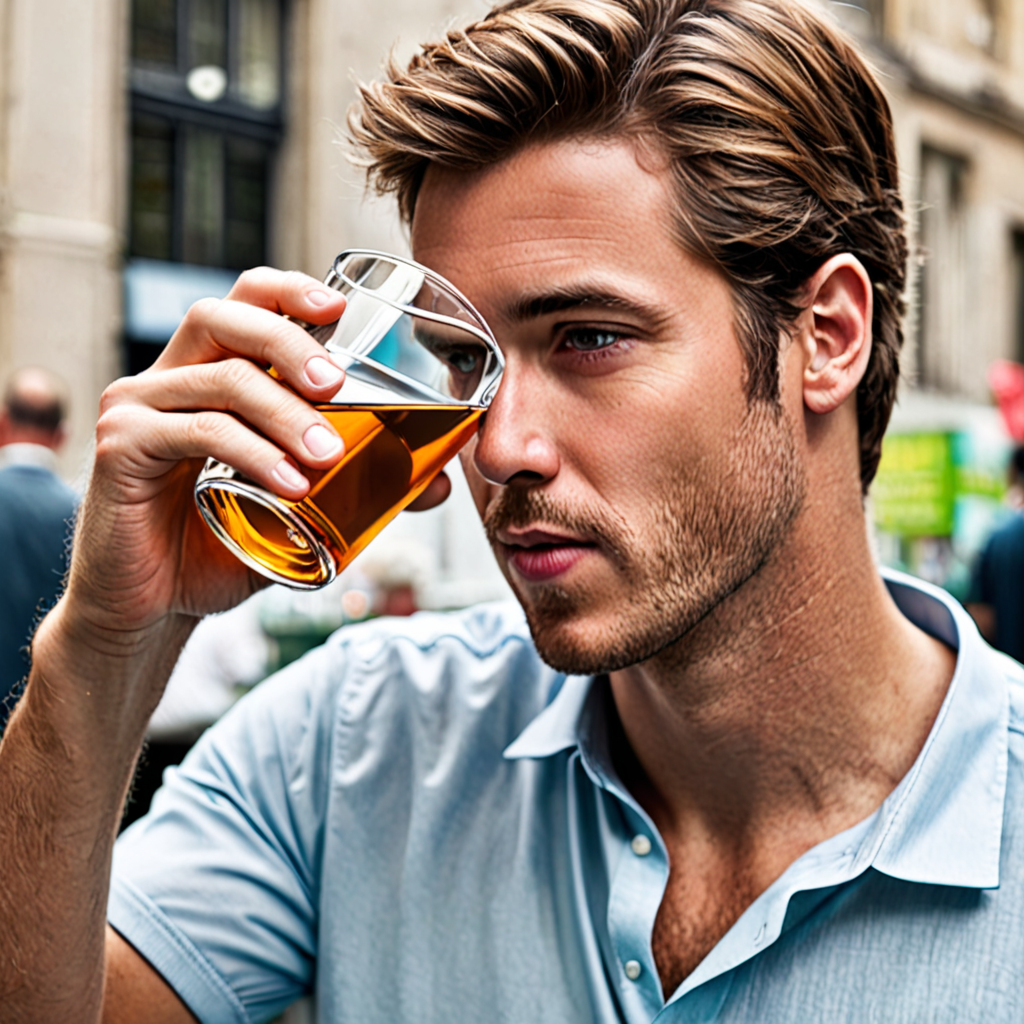 person drinking