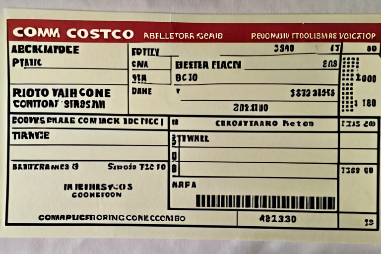 costco register receipt blank template