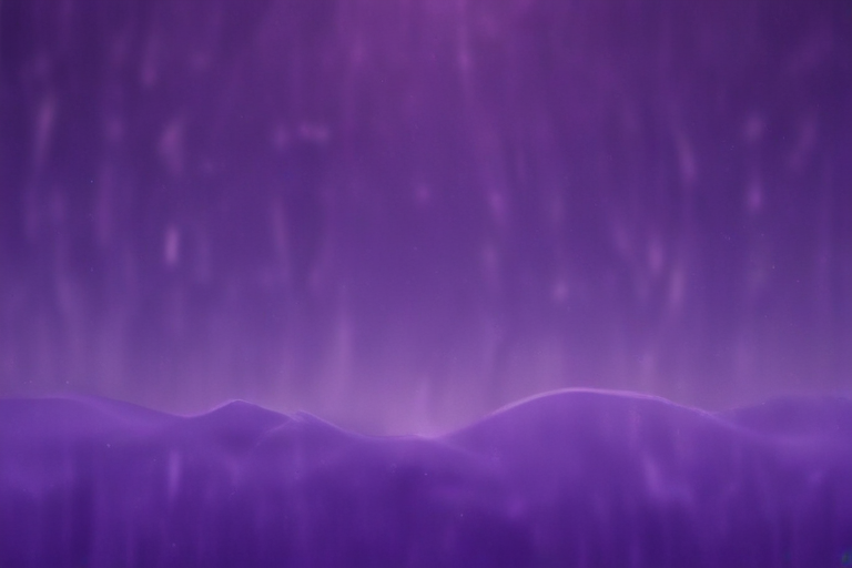 Dreamy Landscape of Soft Purple Hues with Ethereal Misty Atmosphere