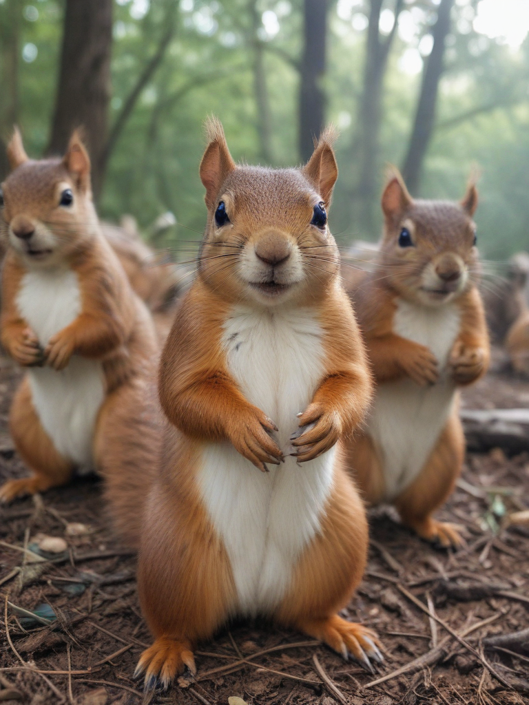 Squirrels at a pagan rave