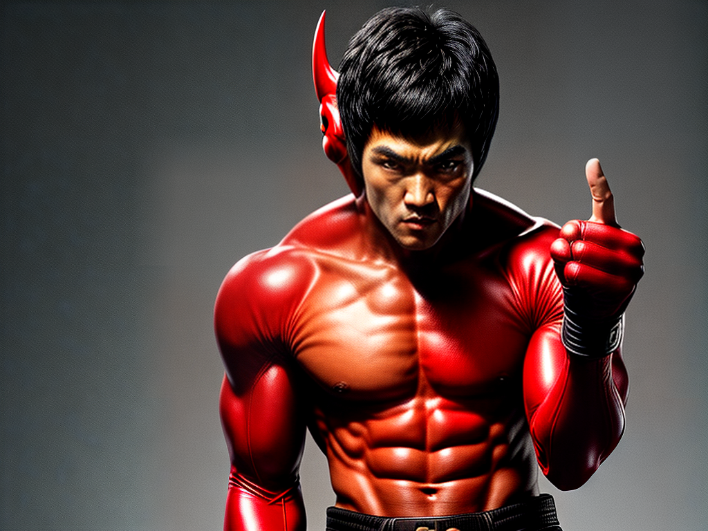 Bruce Lee devil mask