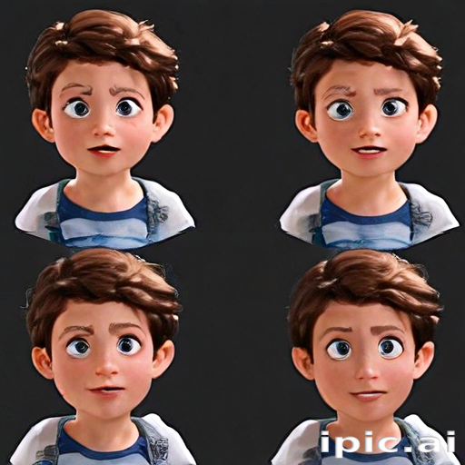 Expressive Animated Character Faces Showcasing Different Emotions and ...