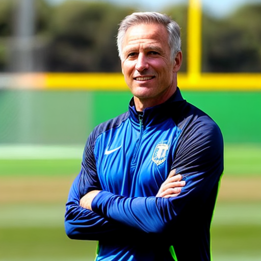a male football coach