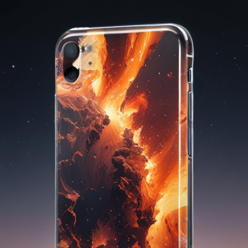 Astronomical Nebula Phone Case Design Featuring Stunning Cosmic Colors ...