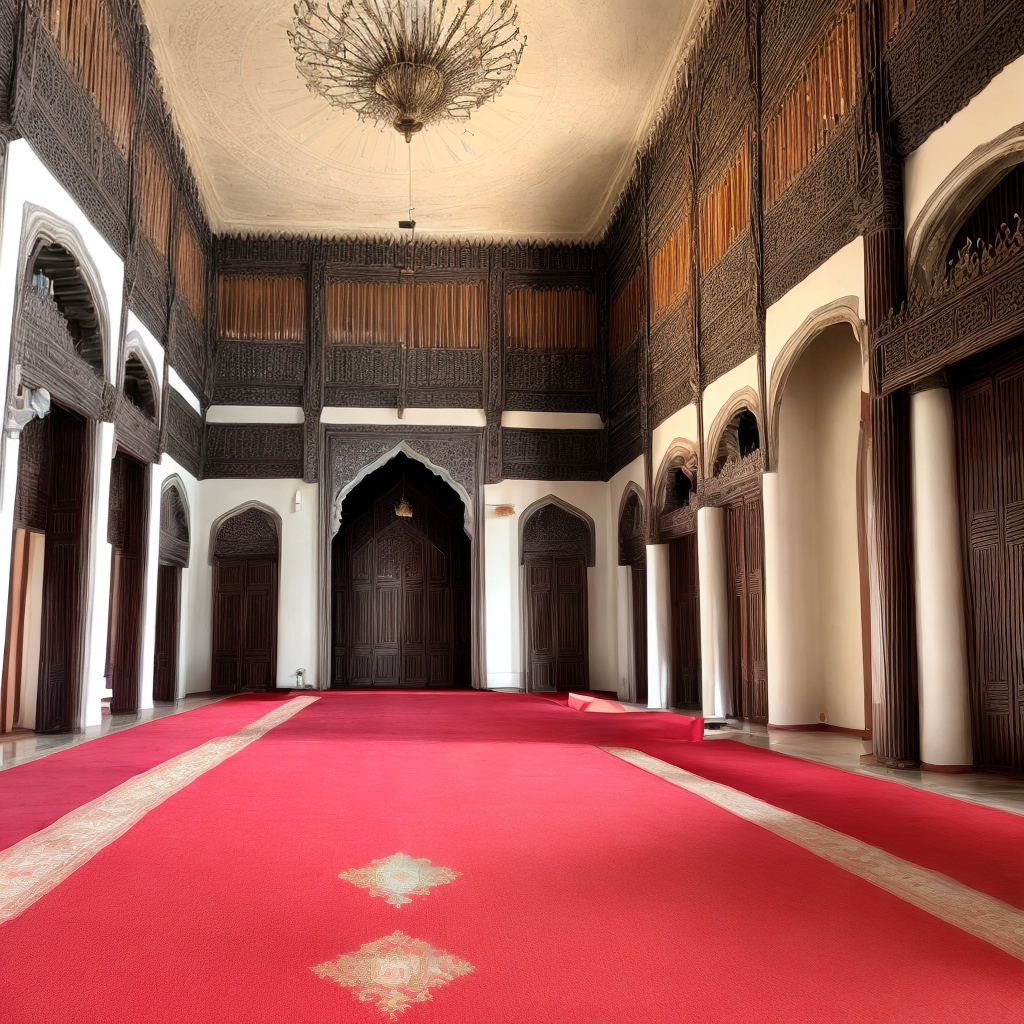 inside palace of the Malay sultanate of Malacca