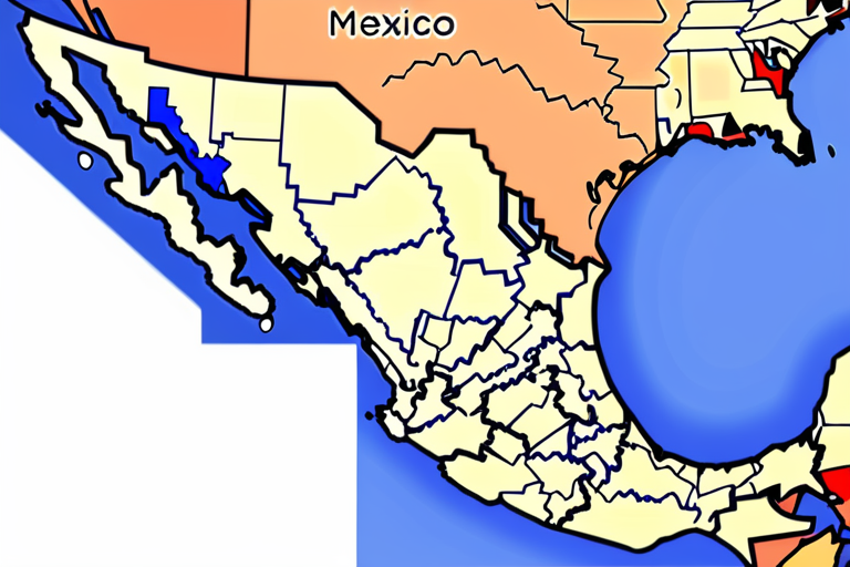 Detailed Map of Mexico Highlighting the Location of Nevio Leon ZIP Code