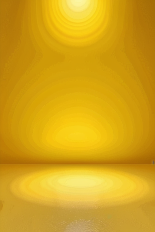 A Bright Yellow Background with a Soft Glowing Light Effect Above.