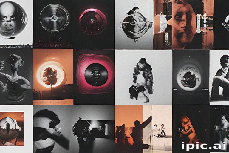 Artistic Collage Showcasing Diverse Styles and Techniques in Modern ...