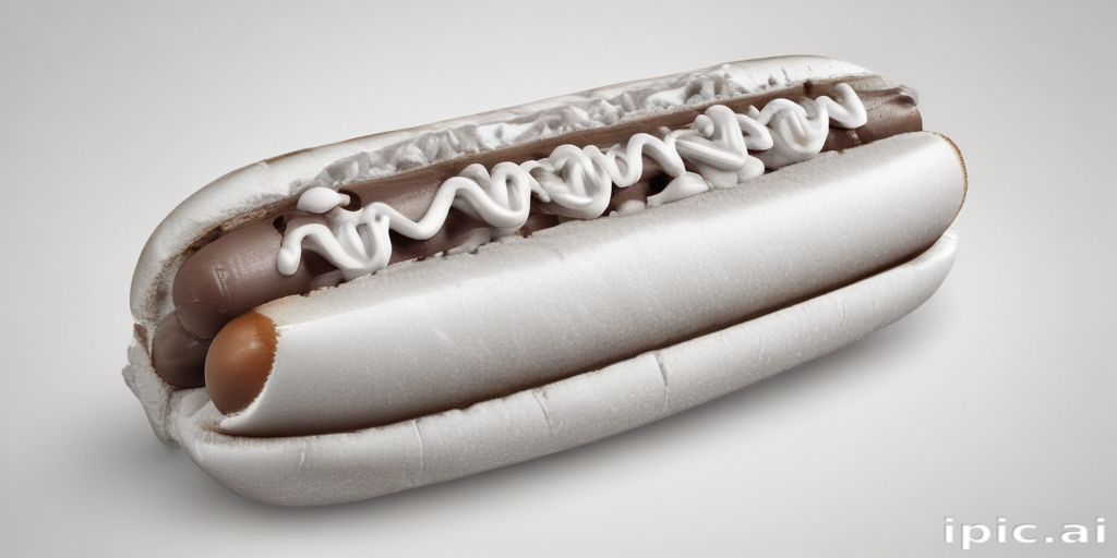 Creative Food Art: A Whimsical Hot Dog with Unique Chocolate Filling