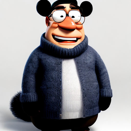 Peter griffin as a cow