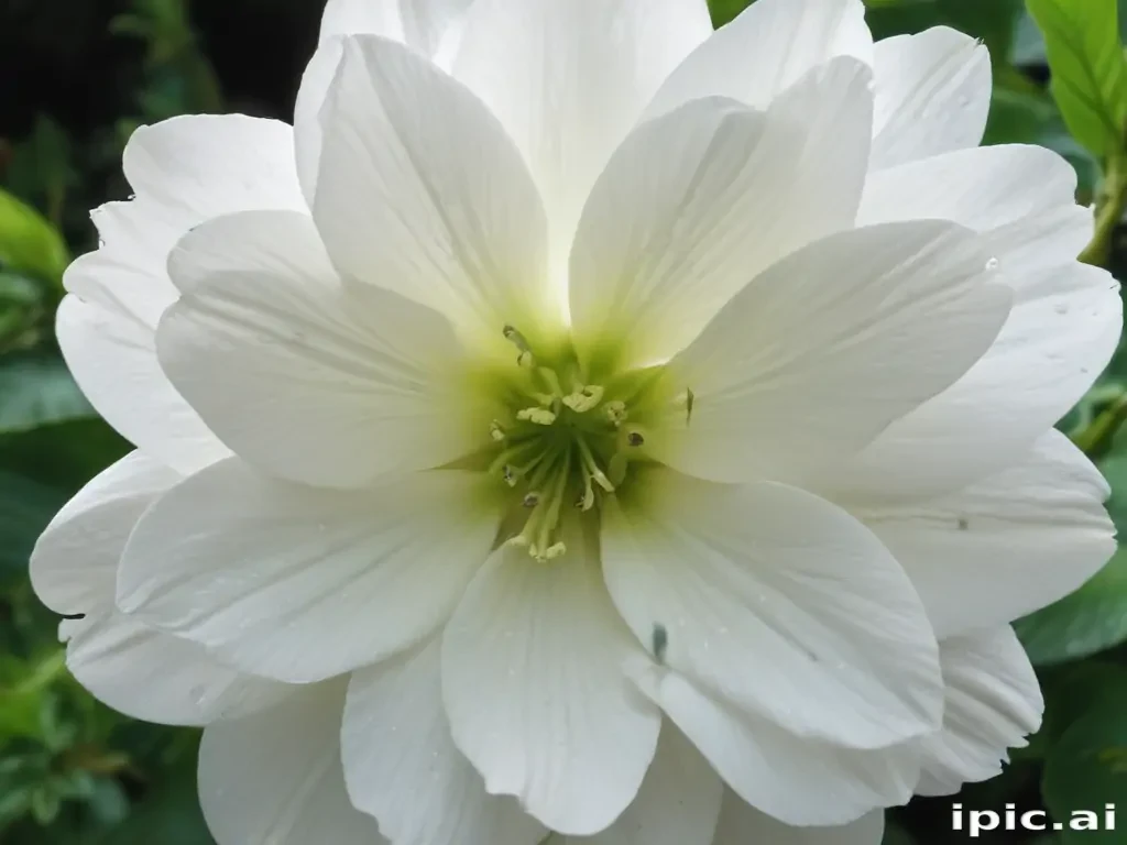 A Beautiful White Flower in Full Bloom Showcasing Delicate Petals and ...