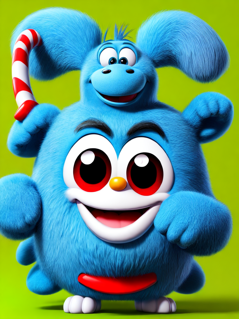 a famous cartoon character doing drugs