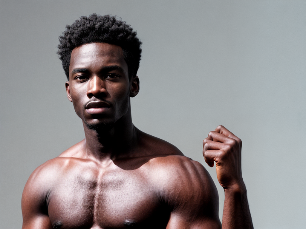 black man