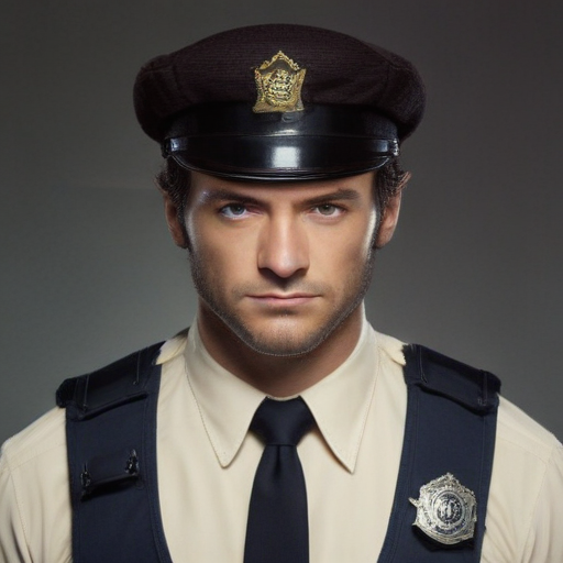 Wolverine as a police officer