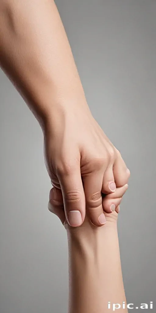 Two Hands Intertwined: A Symbol of Unity and Support in Life