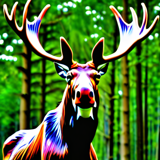 An anonymous moose in matrix