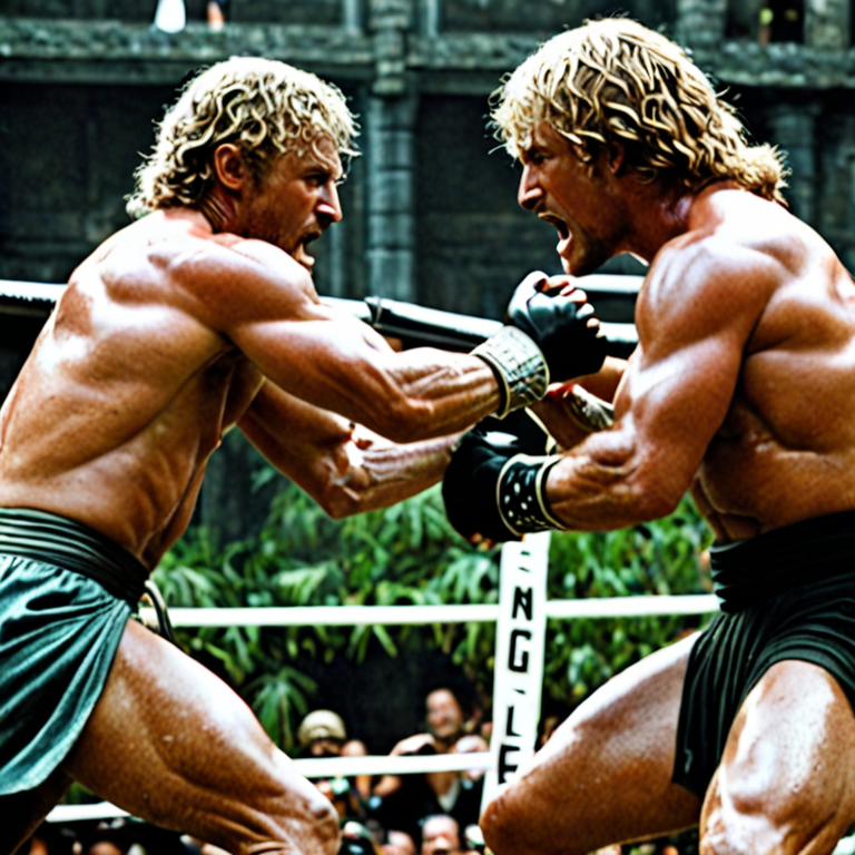 Iolaus fights Lúcifer
