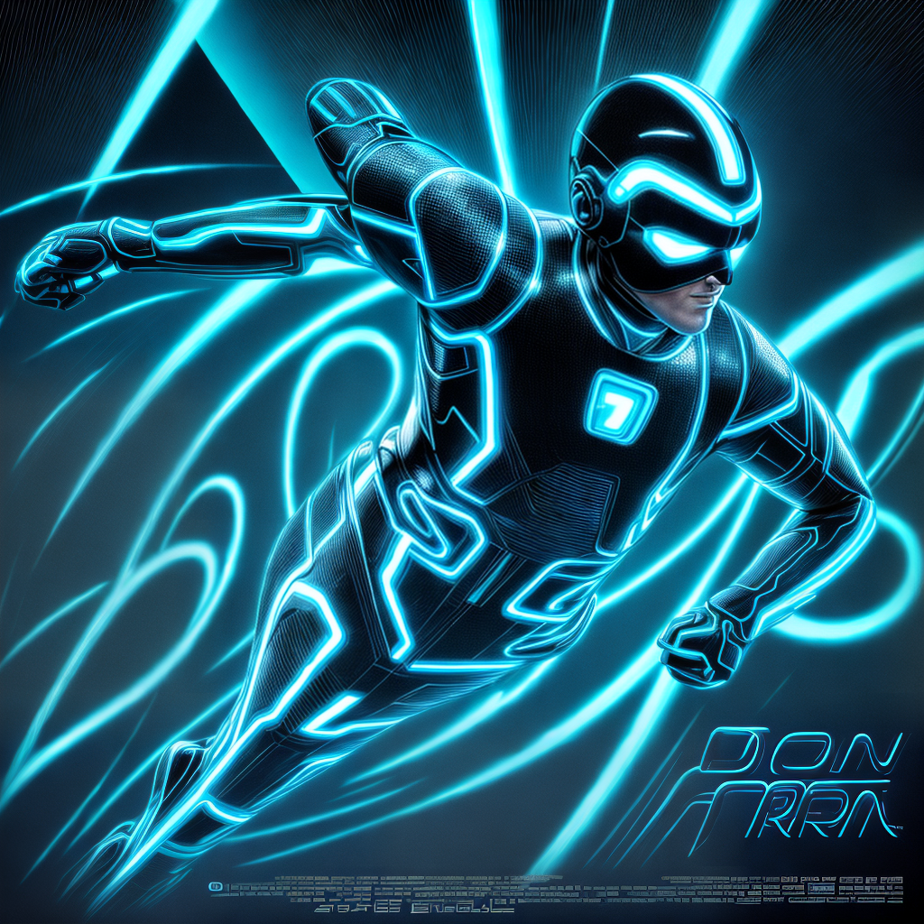 tron art poster