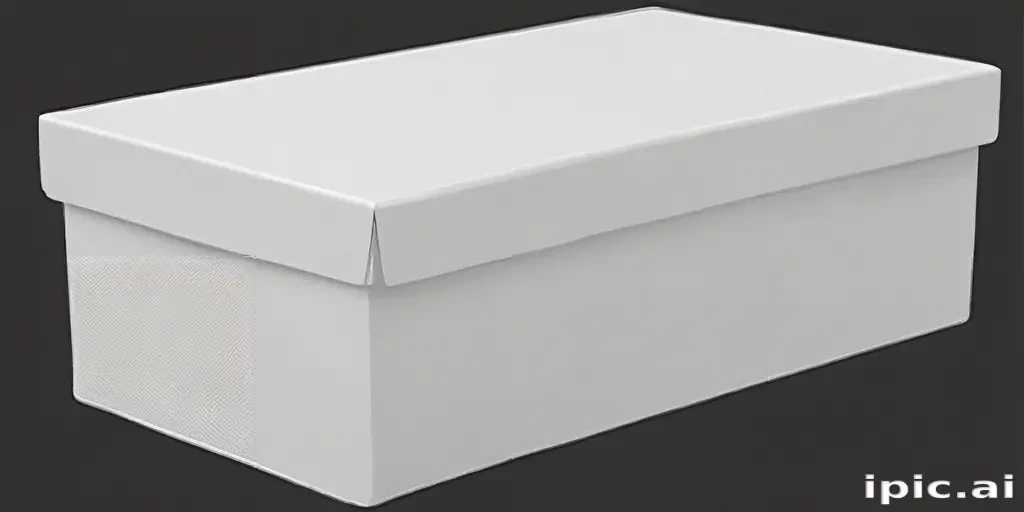 Minimalist Design: A Simple White Storage Box for Organizing Items