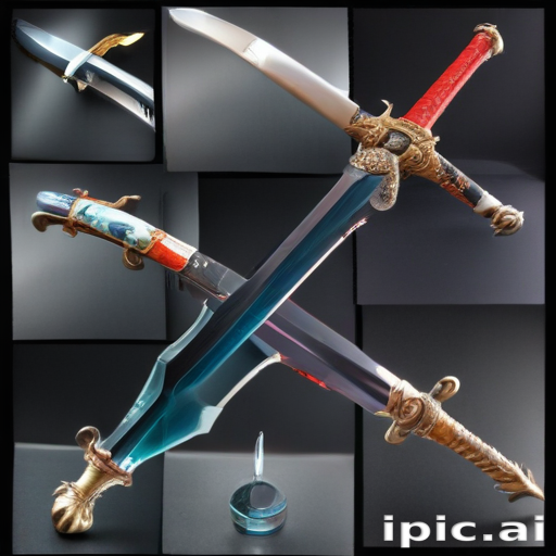 Exquisite Display of Intricately Designed Swords Showcasing Unique ...