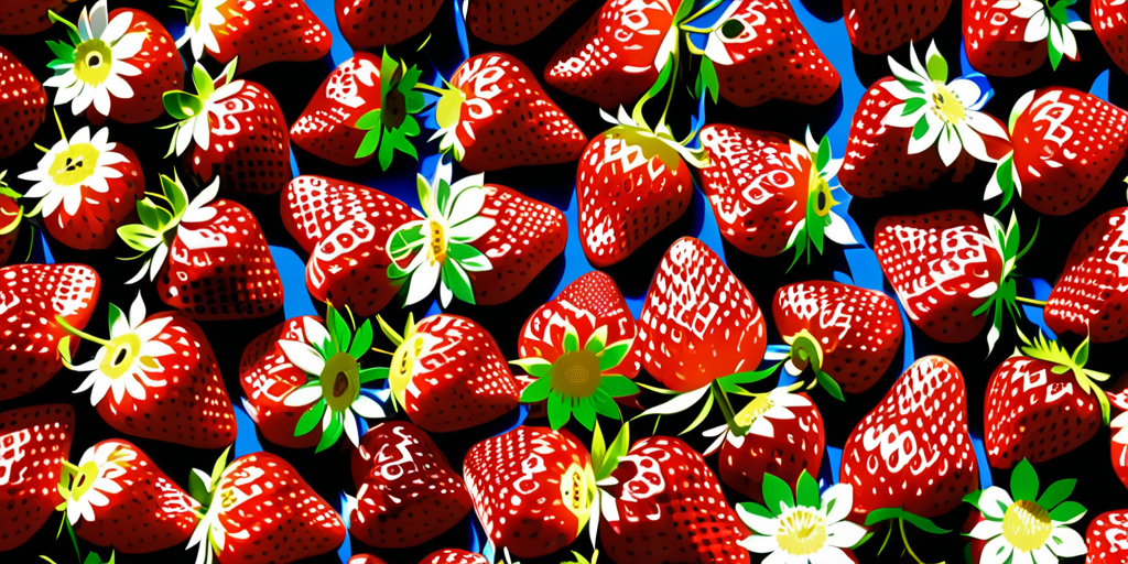 A Vibrant Array of Fresh Strawberries Surrounded by Beautiful White ...
